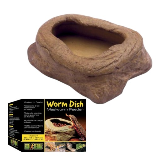 EXO TERRA WORM DISH M MISECZKA POKARM ROBAKI 11,5X9X4,5cm - Sklep ...