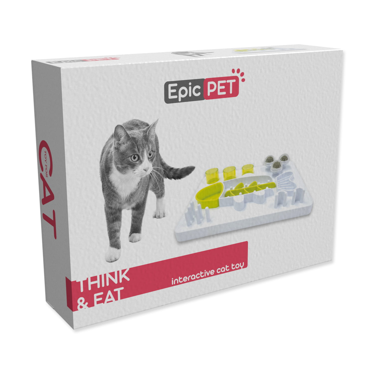 Epic Pet Interaktywna Zabawka dla Kota Think&Eat Fish Ryba 30x23cm ...